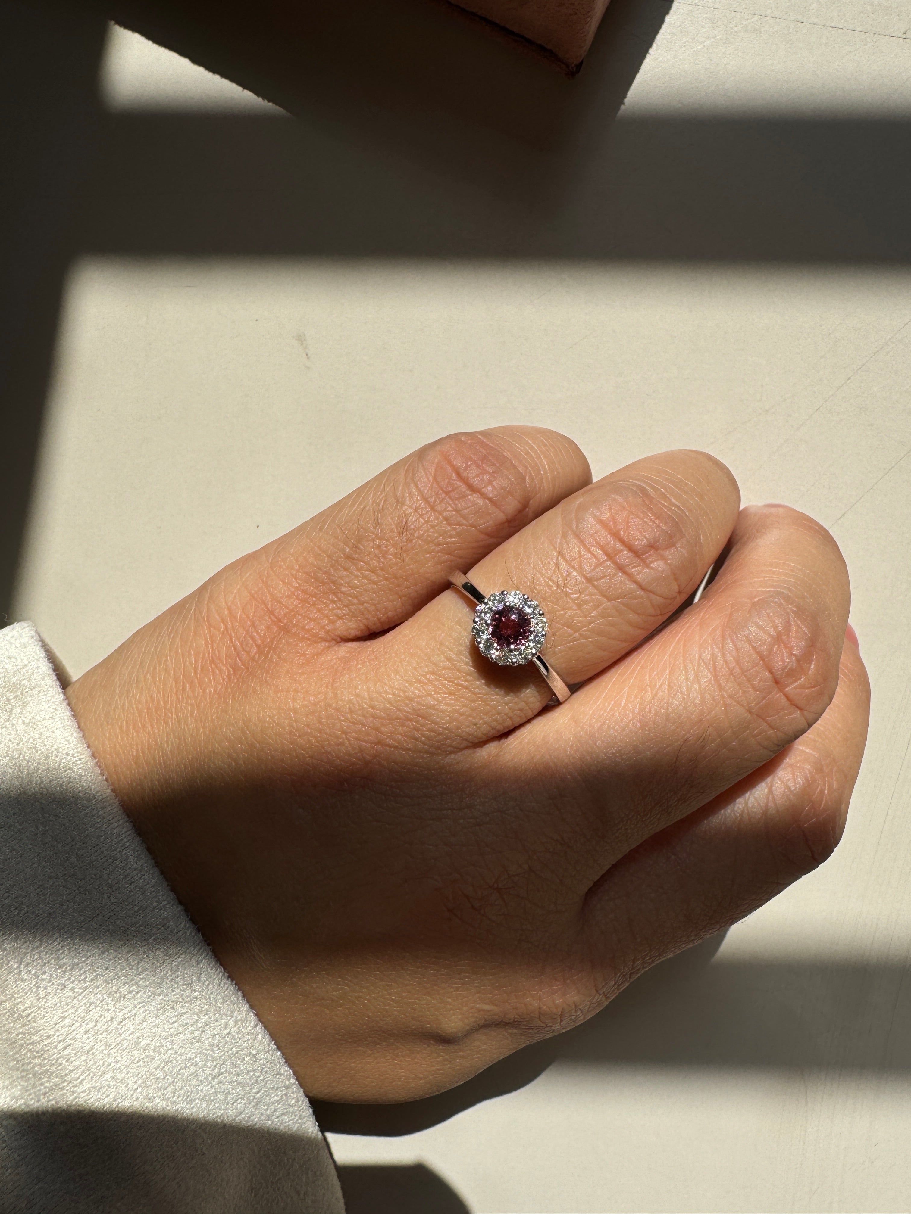 Magnolia Amethyst 14k/18k Gold Ring – The Jaipur Tradition